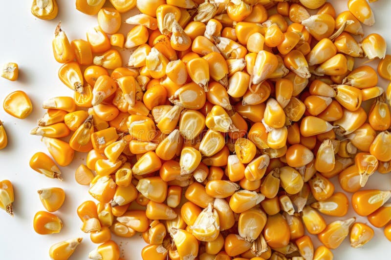 Yellow Corn Pile stock photo. Image of snack, meal, healthy - 375087836