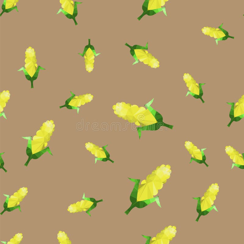 Yellow Cob Corn stock vector. Illustration of corn, nutrition - 88187326