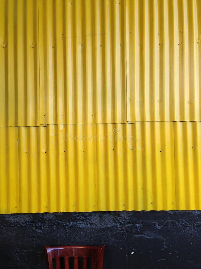 Metal panels yellow stock image. Image of durable, abstract - 30801793