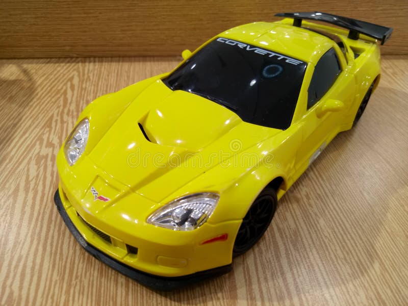 Yellow Corvette Sports Car editorial stock image. Image of miniature ...