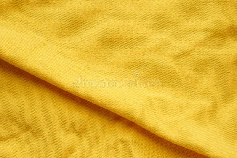 Yellow Cotton Fabric Texture Background Stock Photo - Image of space ...