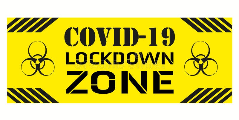 Yellow covid19 tape vector stock vector. Illustration of treatment ...