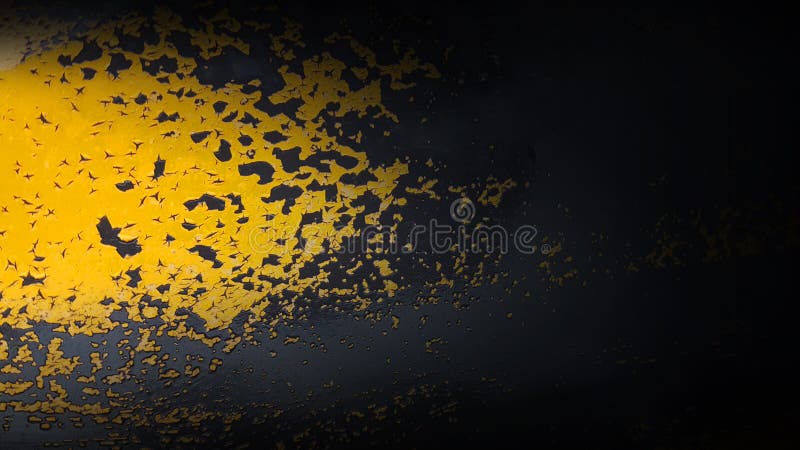 Yellow Crack Metal Surface, Vintage Abstract Background Stock Image ...