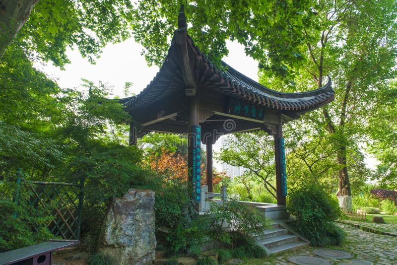 Spring Scenery of Yellow Crane Tower Park in Wuhan, Hubei Stock Image ...