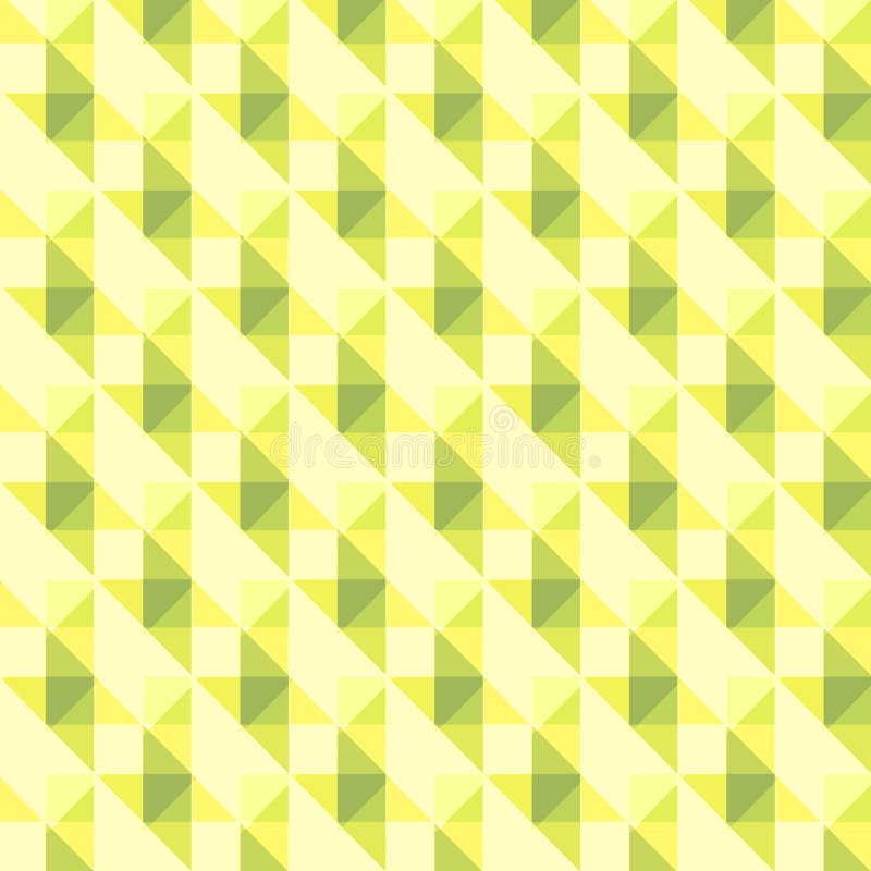 Yellow Cream and Green Checkered Background Pattern Stock Illustration ...