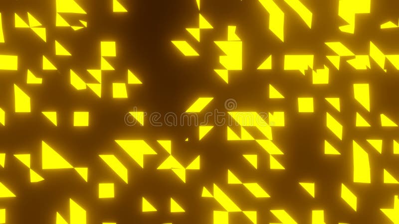 Yellow Creative Geometric Illustration Stock Illustration ...