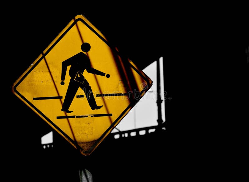 Yellow Crosswalk Sign Stock Images - Download 1,562 Royalty Free Photos
