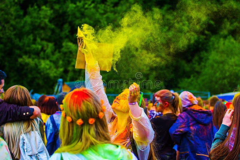 Yellow, Fun, Festival Picture. Image: 130563268