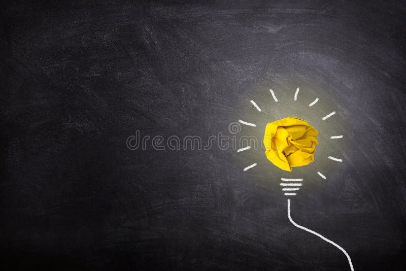 Yellow Crumpled Paper Ball Light Bulb Lighting Grow Around on ... Yellow Crumpled Paper Ball Light Bulb Lighting Grow Around on ...