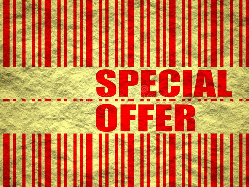 Special Offer Sign in Wood Type Stock Photo - Image of block, marketing ...