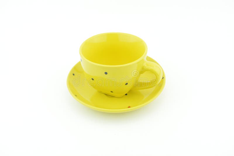 Yellow Cup of Tea. Tea in the Morning Stock Image - Image of coffee ...