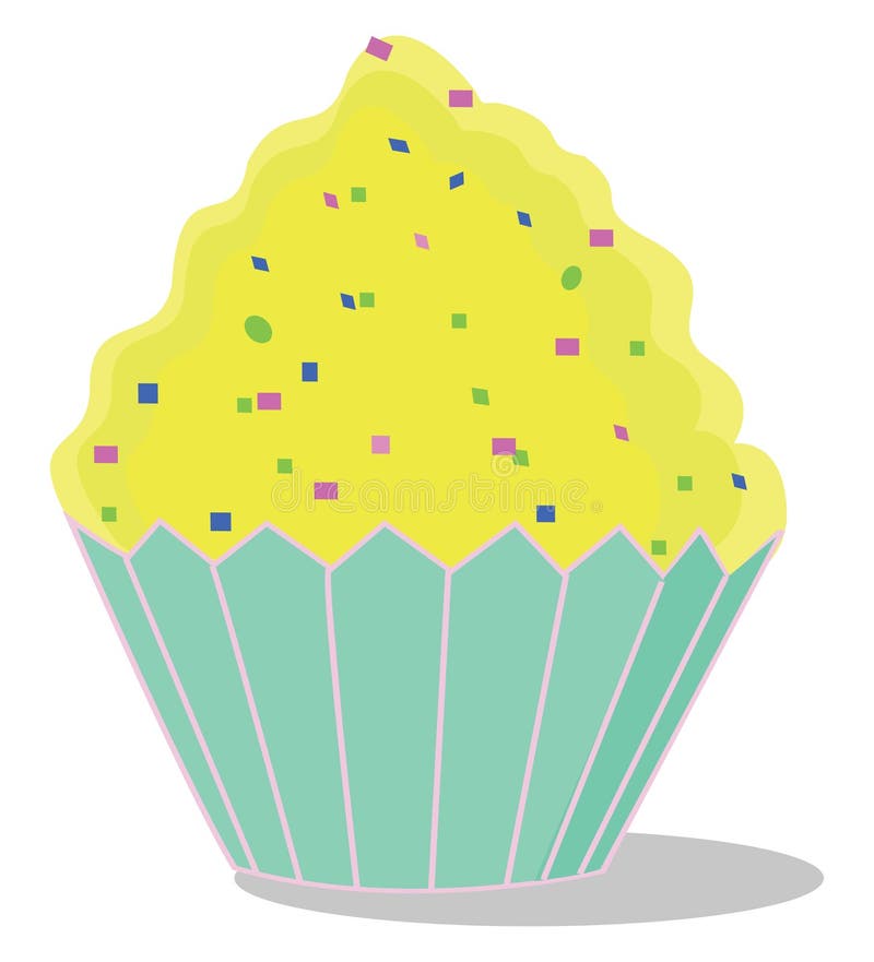 Yellow Cupcake Stock Illustrations – 7,335 Yellow Cupcake Stock ...