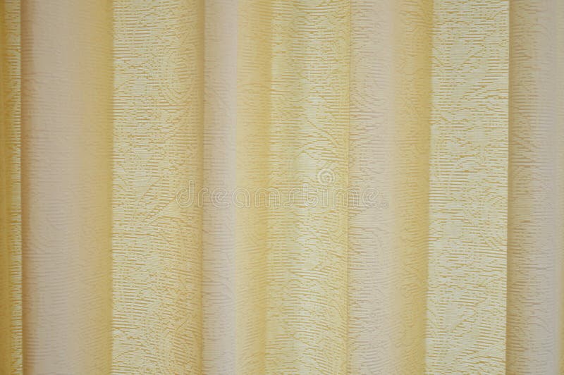 Sunlight Through Old Curtain And Wrought Iron Curve On Window Frame ...