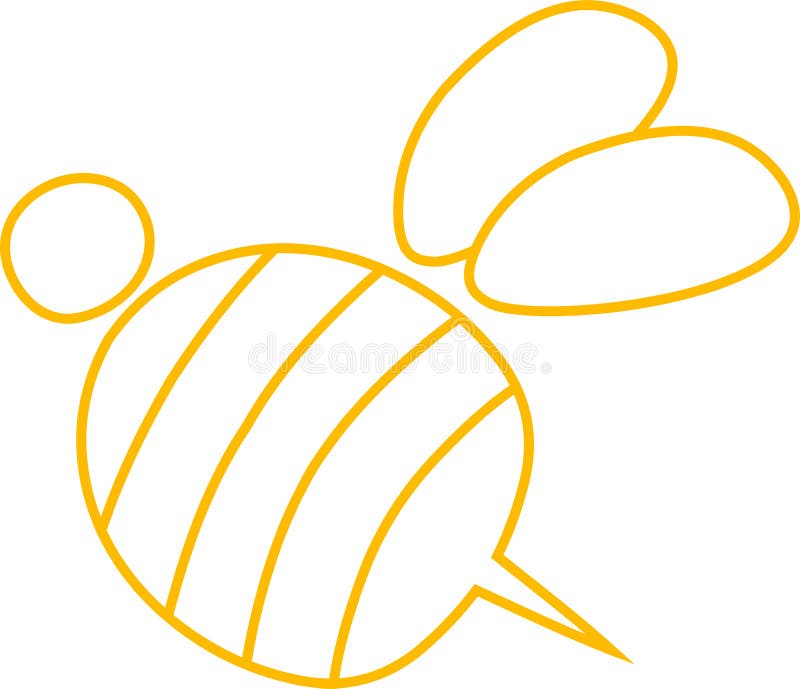 Bee Outline Stock Illustrations – 16,519 Bee Outline Stock ...