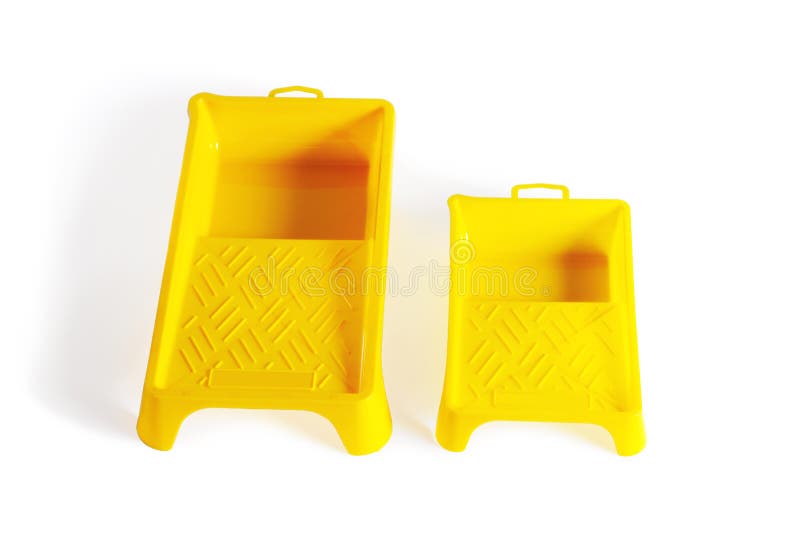 Yellow cuvettes set stock photo. Image of renovation - 196780000