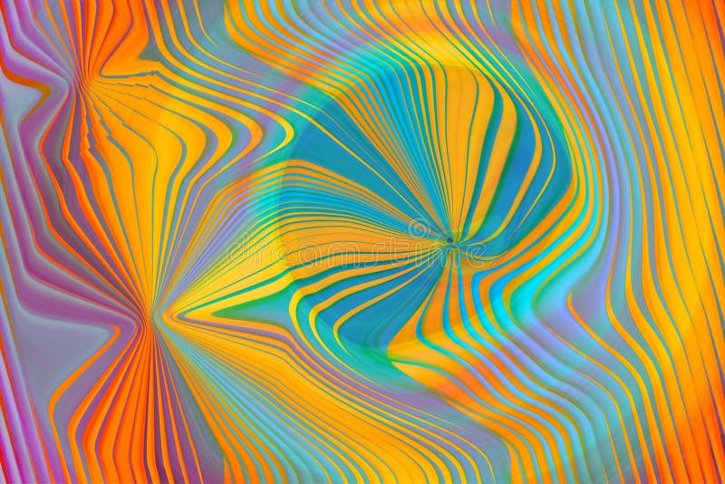 Yellow and Cyan Lines stock illustration. Illustration of colorful ...