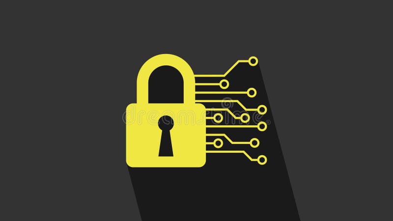 Digital Circuit with Neon Lock Stock Video - Video of desktop, board ...