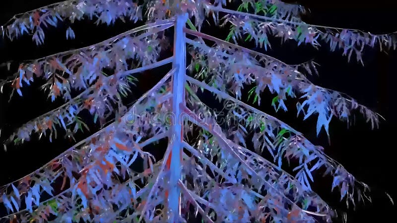 Yellow Cypress Tree Botanical 3D Stock Illustration - Illustration of ...