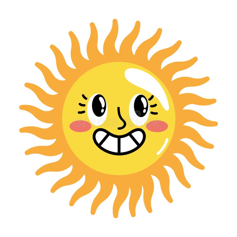 Yellow day cheerful stock vector. Illustration of isolated - 318585575