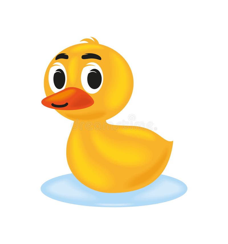 Yellow day happy duck stock vector. Illustration of yellow - 317609018