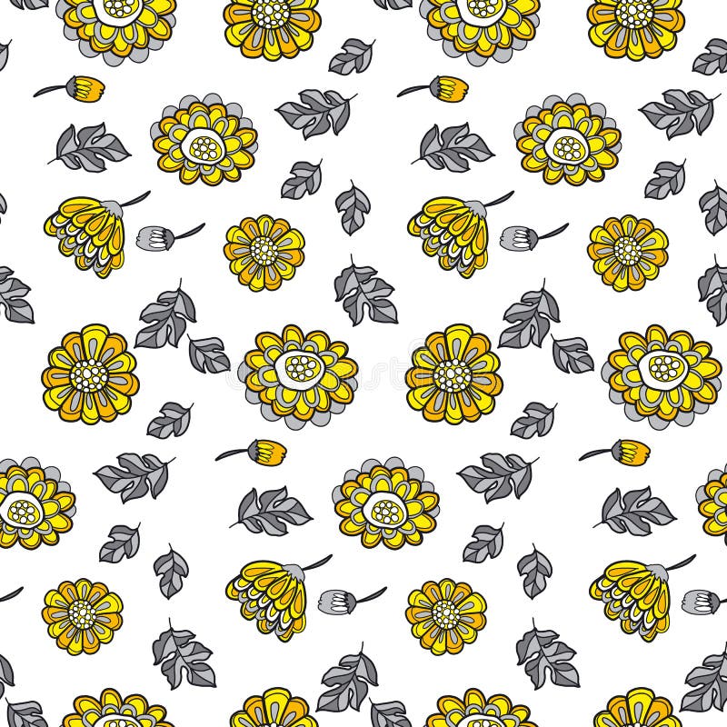 Floral Fall Background stock vector. Illustration of colorful - 5112587