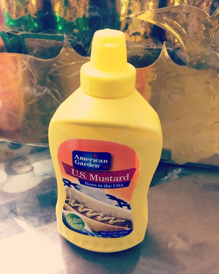 Mustard editorial stock photo. Image of sausce, america - 144075028