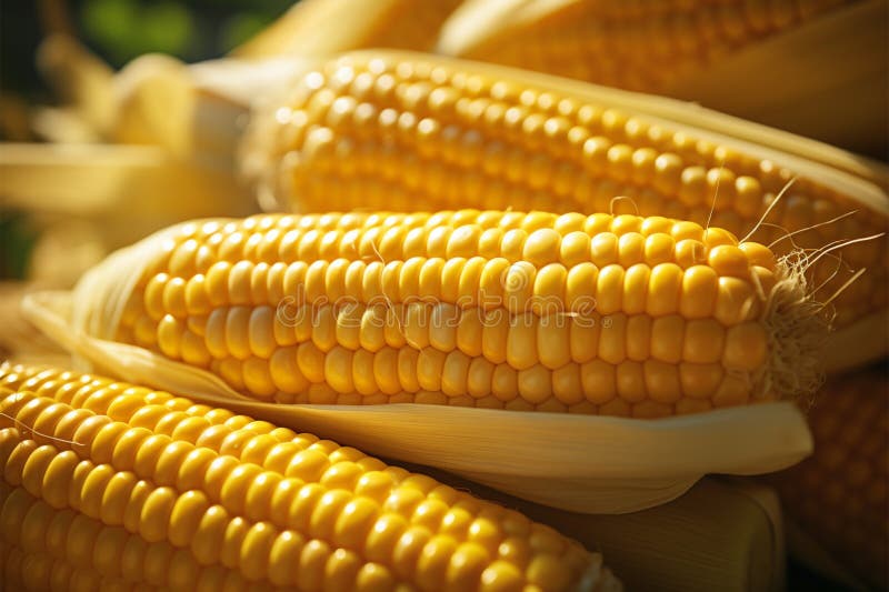Yellow Delight Closeup of Ripe Maize Plant in Organic Agriculture Stock ... Yellow Delight Closeup of Ripe Maize Plant in Organic Agriculture Stock ...