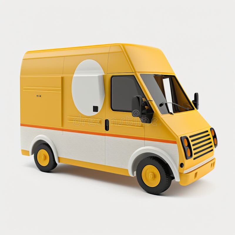 Yellow Post Vehicle Delivering Goods Stock Photos - Free & Royalty-Free ...