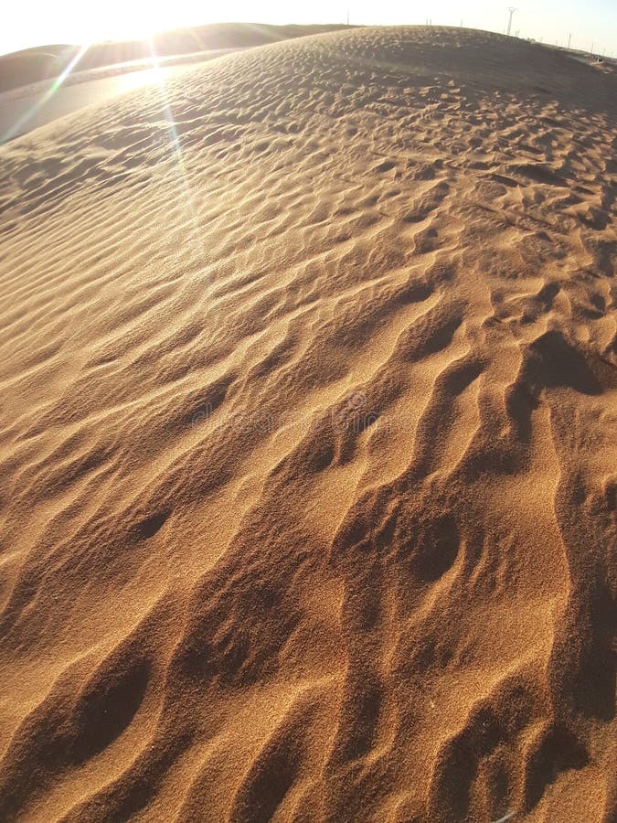 Yellow desert . stock photo. Image of pattern, circle - 254556368