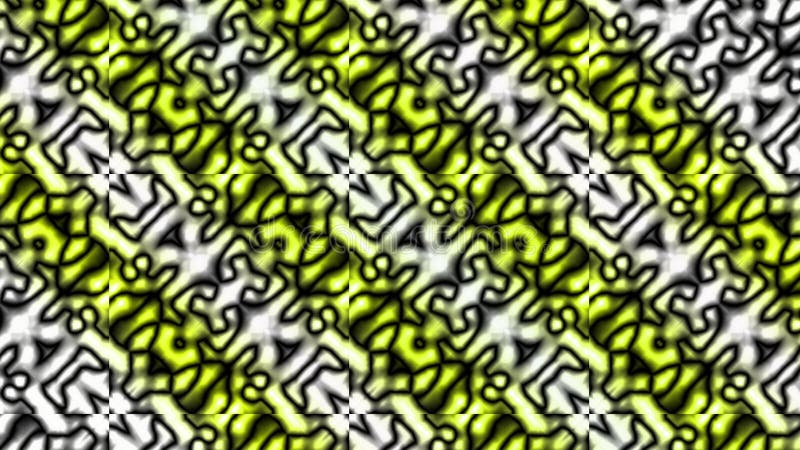 Yellow Diagonal Line Pattern Background with Lines Moving and Changing ...
