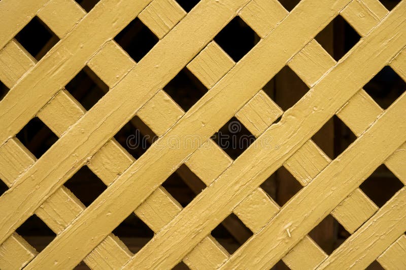 Yellow Diagonal Wooden Grating Stock Photo - Image of textured ...