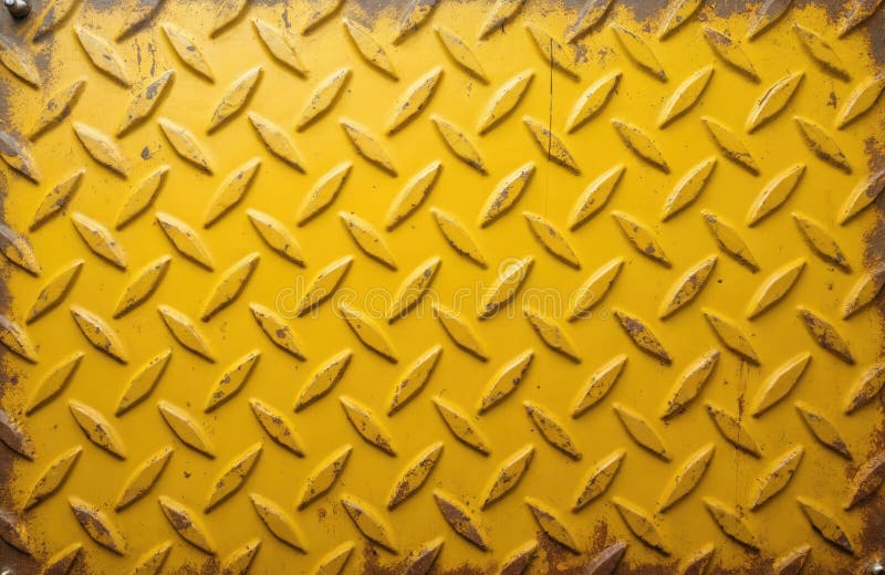 395 Yellow Diamond Plate Texture Background Stock Photos - Free ...