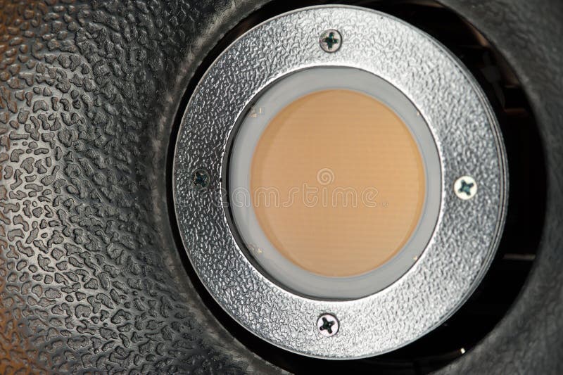 Yellow Diffusing Filter Part of Illuminator Stock Photo - Image of ...