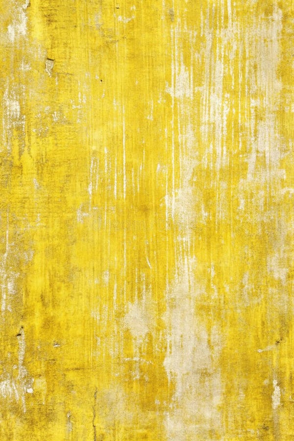 Yellow Distressed Texture, Worn Surface Design Stock Illustration ...