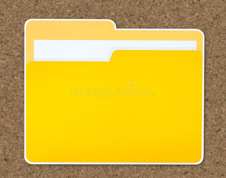 Yellow Folder Icon Illustration Stock Photos - Free & Royalty-Free ...