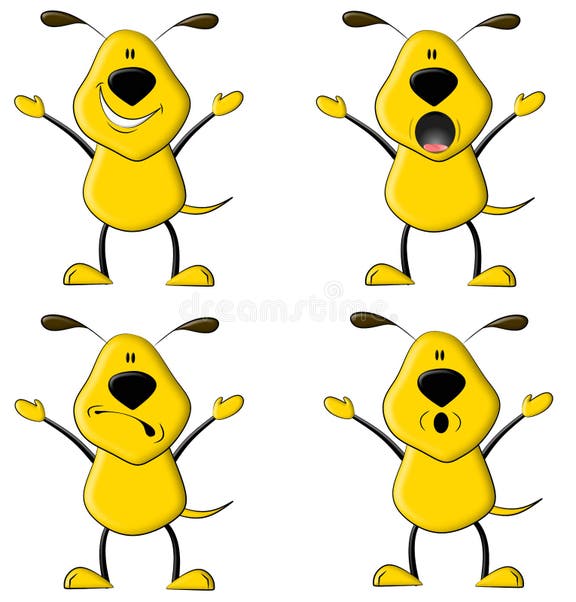 Cartoon Yellow Dog Stock Illustrations – 25,484 Cartoon Yellow Dog ...