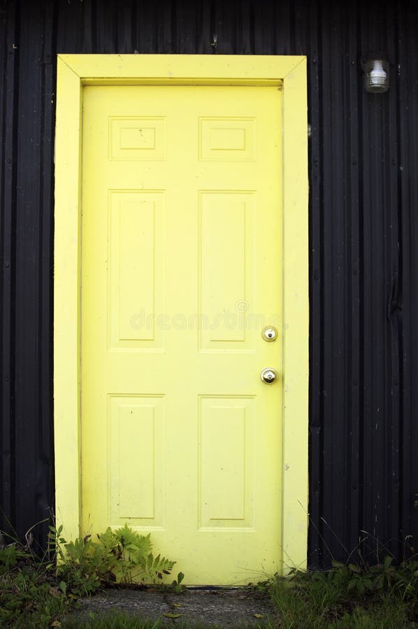 Yellow door stock image. Image of architecture, house - 5771821