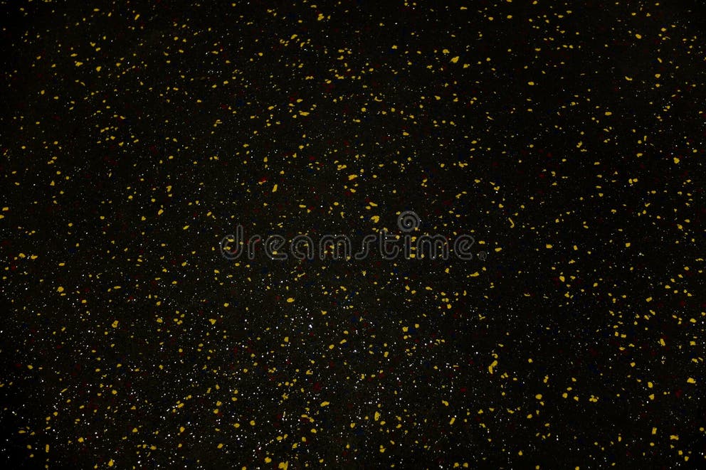 Yellow Dot on Black Background Stock Illustration - Illustration of ...