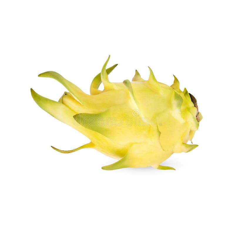 Yellow Dragon Fruits Isolated on White Background Stock Photo - Image ...