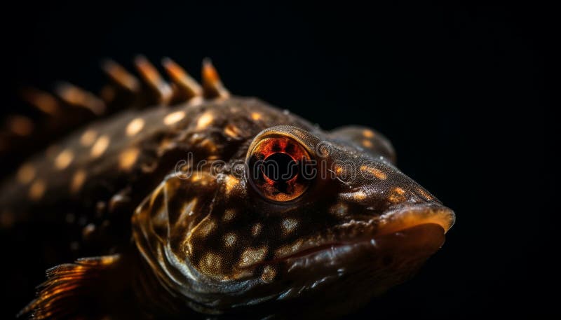 Yellow Dragonfish in the Reef, a Cute and Poisonous Beauty Generated by ...