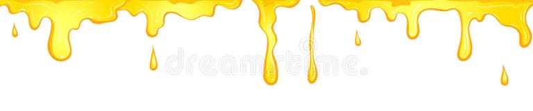 Yellow dripping paint stock illustration. Illustration of paint - 257679932