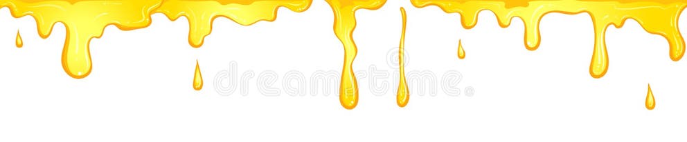 Yellow dripping paint stock illustration. Illustration of paint - 257679932