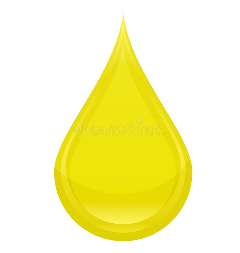 Yellow drop stock vector. Illustration of cold, conservation - 17351909
