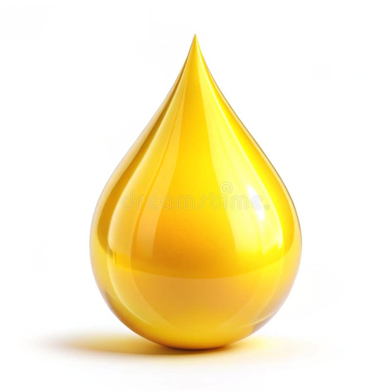 Yellow drop stock illustration. Illustration of object - 357618628