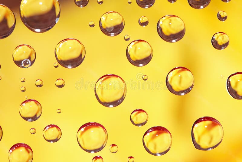 Yellow Drops Background stock photo. Image of abstract - 62844860