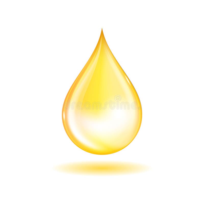 Yellow Drops Stock Image stock vector. Illustration of essence - 123060396
