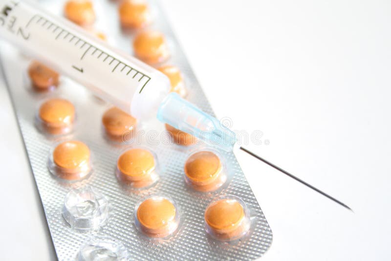 Yellow drugs stock image. Image of injection, hospital - 12204843