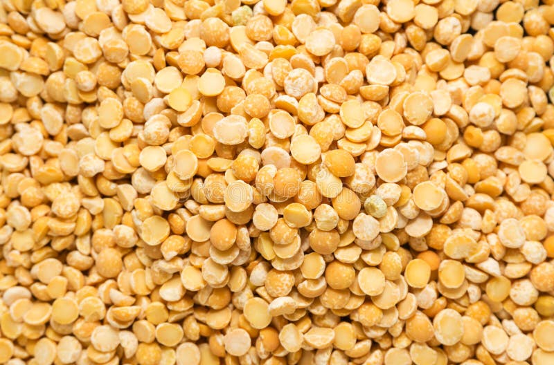 Yellow Dry Peas Background Texture, Split Dried Peas Closeup Stock ...