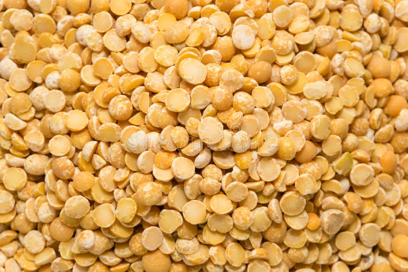 Yellow Dry Peas Background Texture, Split Dried Peas Closeup Stock ...
