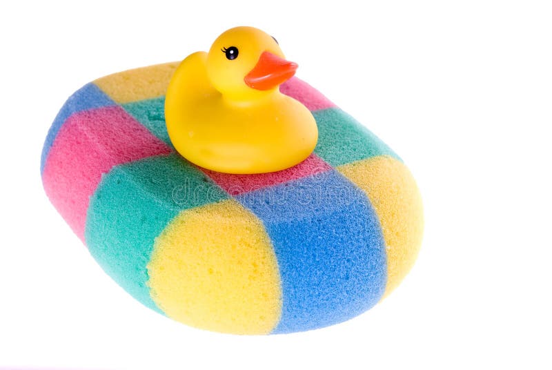 Yellow duck stock photo. Image of play, beak, plastic - 7669378